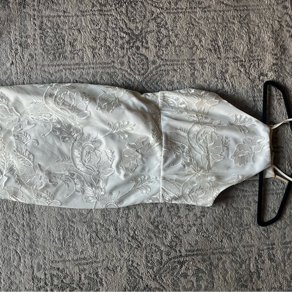 Lulus | Dresses | Lulu White Silk Lace Dress | Poshmark